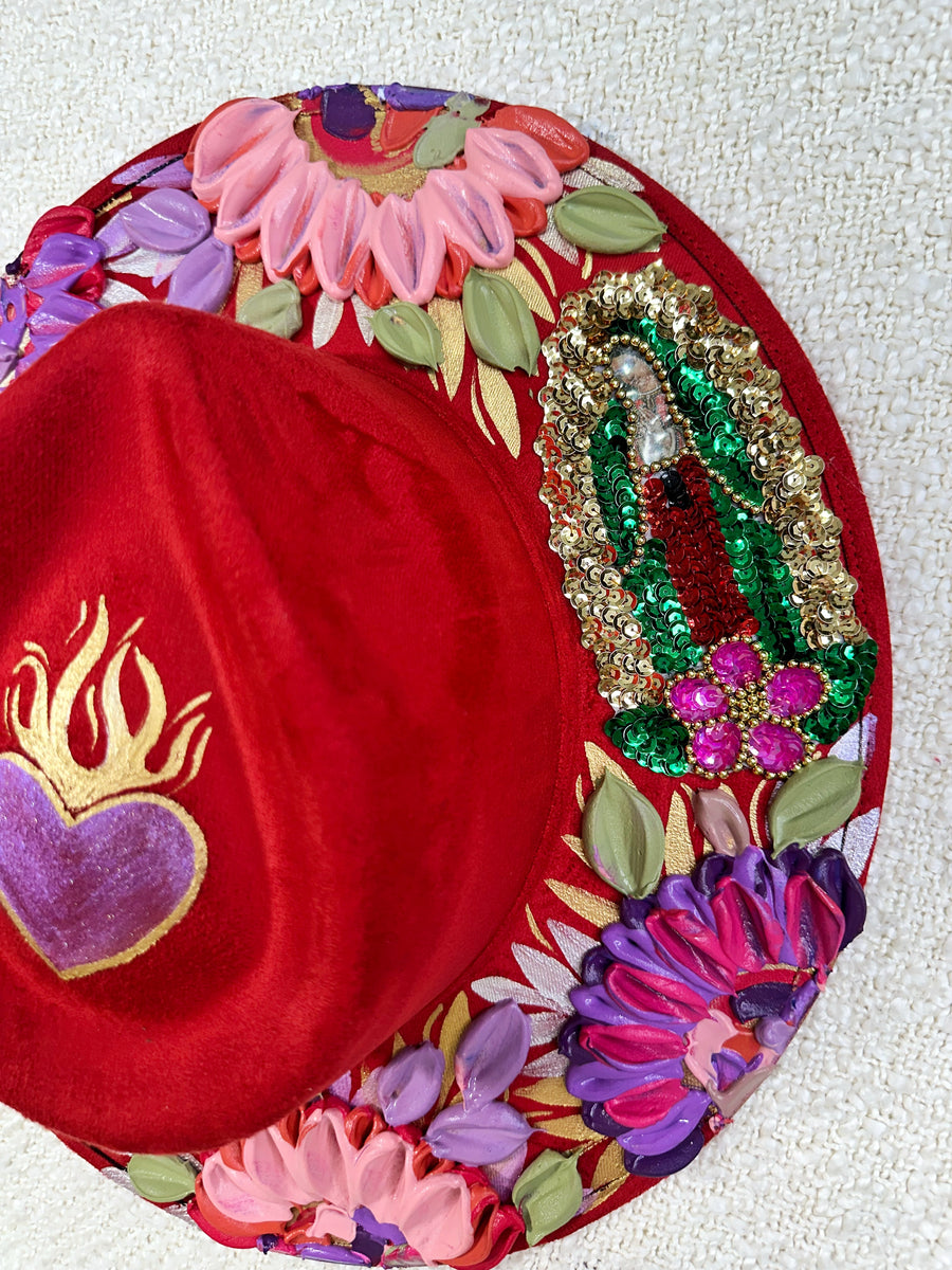 Guadalupe Virgin Mary hat – Beyond the Canvas by Yaya